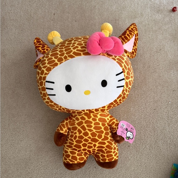 Hello Kitty | Toys | Hello Kitty Giraffe Costume Plush With Pink Bow ...